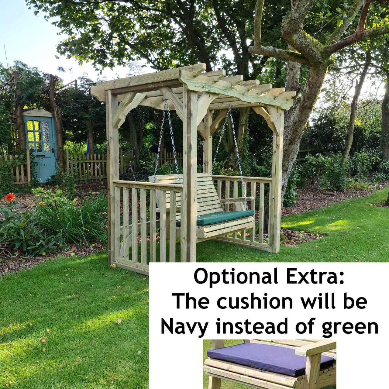 CVGF Ophelia Seat Swing – My Garden Buildings